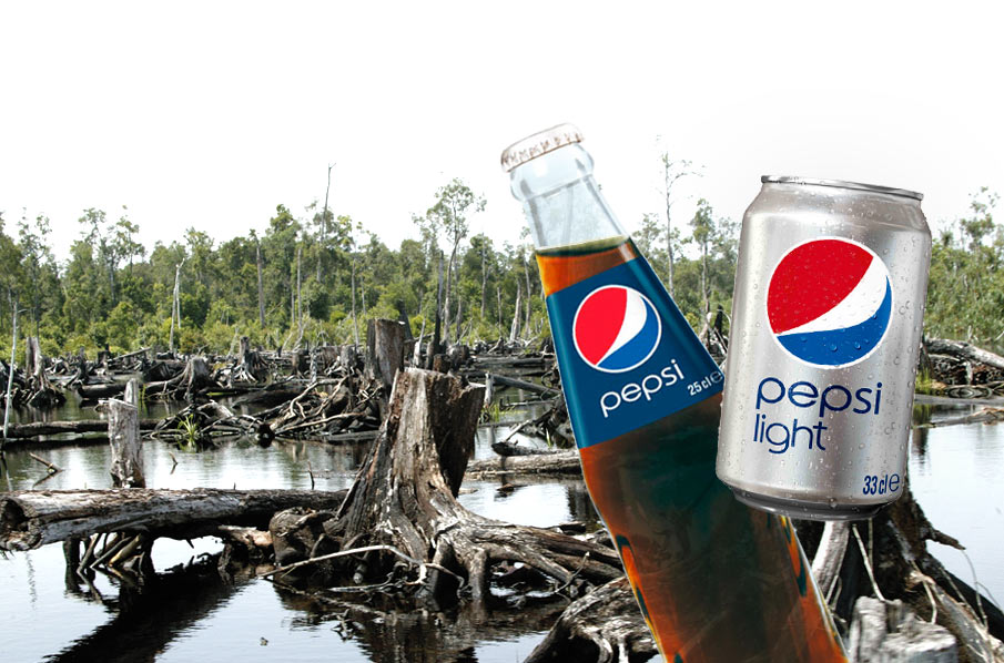Pepsi deve pôr fim à destruição da floresta tropical! - Salve a Floresta